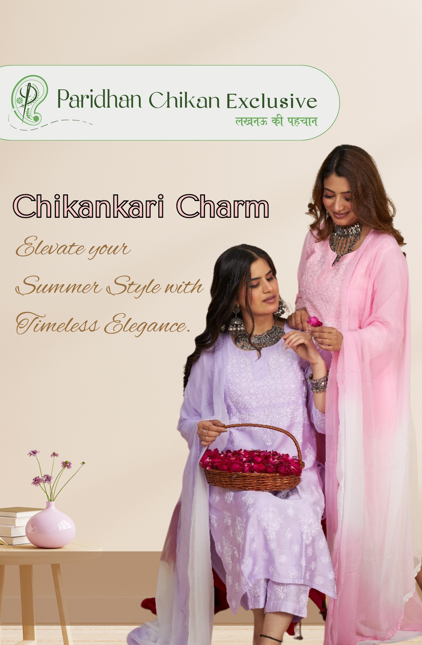 100% Handmade Embroidery Chikan Garments Shop – Paridhan Chikan Exclusive