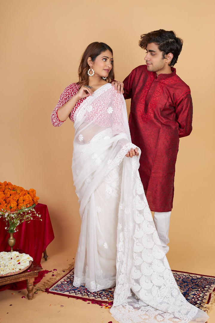 Hand Embroidery Chikankari – Paridhan Chikan Exclusive